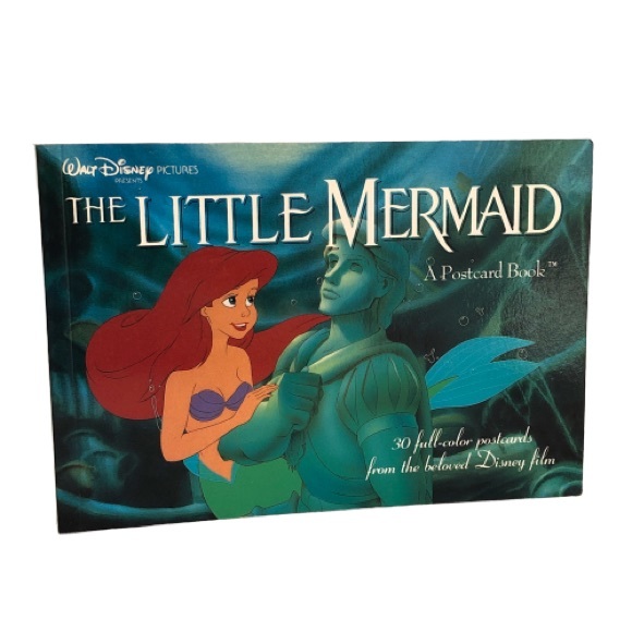 Disney | Accents | Vintage 991 Disney Little Mermaid Postcard Book ...